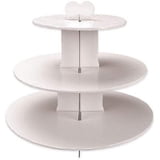 Enjay Cupcake Stand, 8.5 by 12.5 by 14.5-Inch, White - Walmart.com