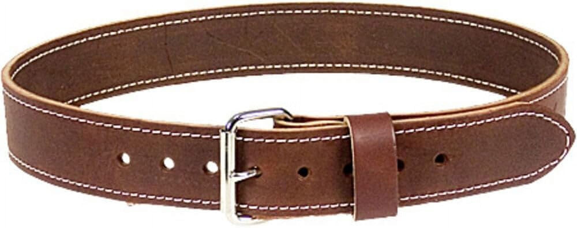 EnjinZZ 5002 LG 2-Inch Thick Leather Work Belt, Large - Walmart.com