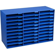 AdirOffice Wooden Adjustable Literature Organizer, 12 Compartment ...