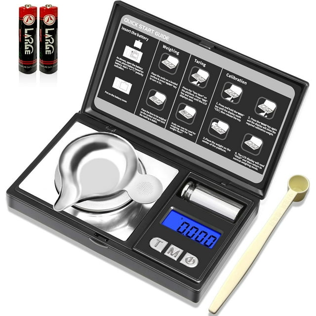 EnjinZZ Milligram Scale, 50g/0.001g Digital Jewelry Scale, Micro Gram ...