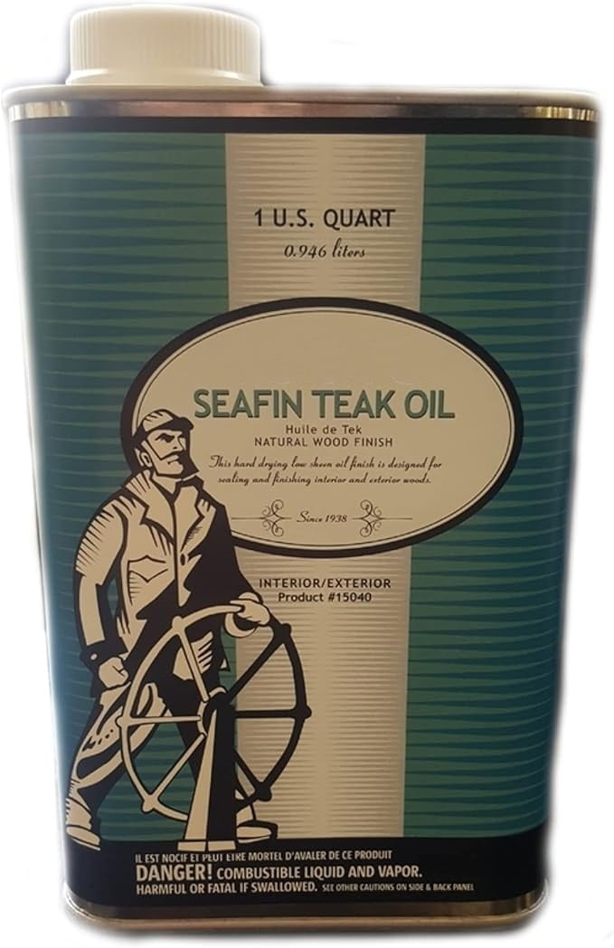 EnjinZZ Seafin Teak Oil, 1 Quart, Clear, Quart - Walmart.com