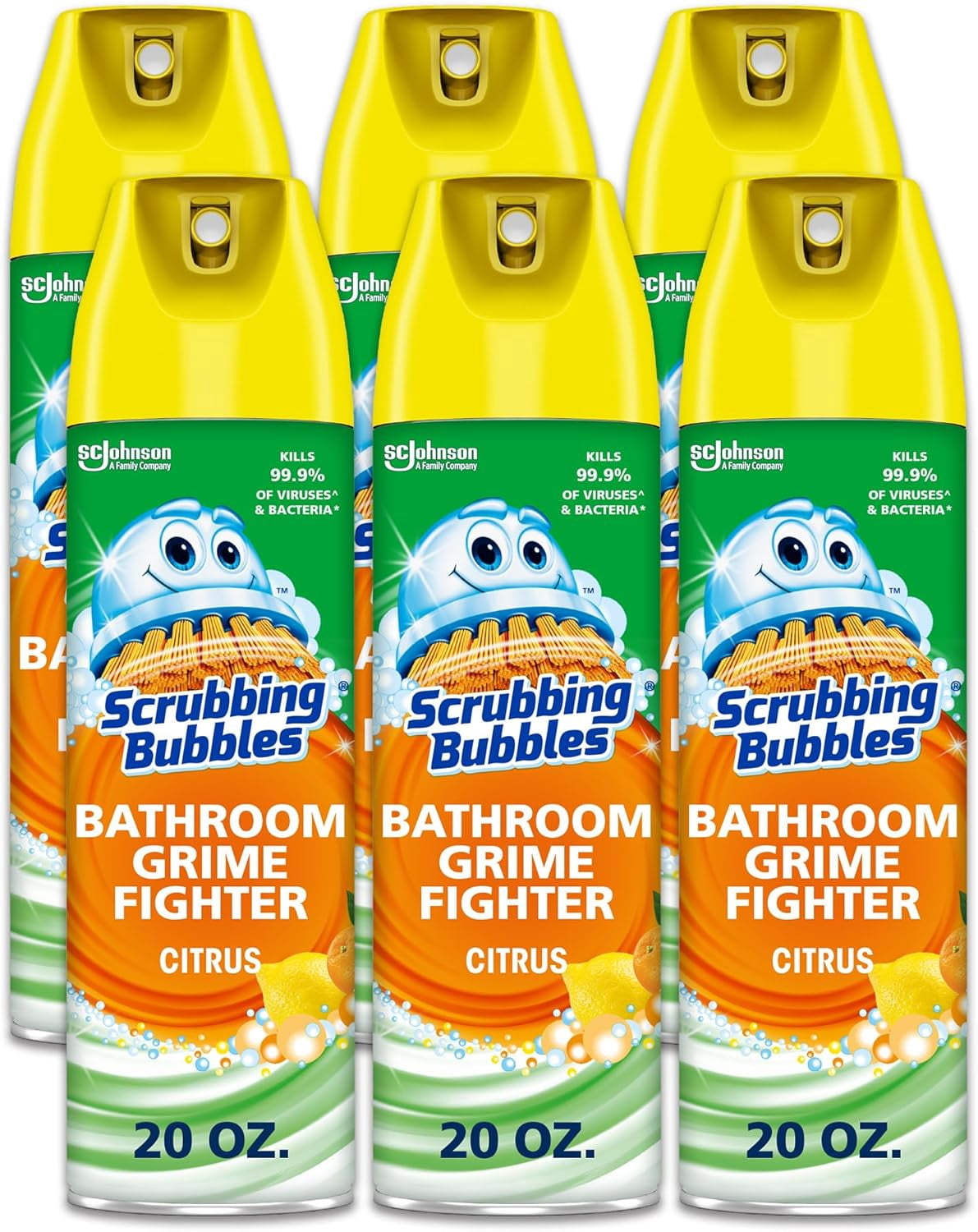 Enjinzz Bathroom and Shower Cleaner Disinfectant Aerosol, FoamingAction ...
