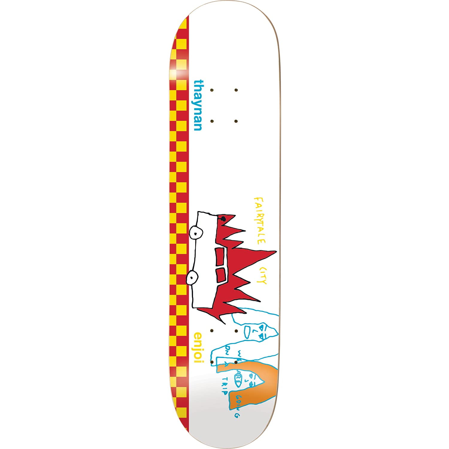 Enjoi Costa Fader Skateboard Deck 8.25 R7 - Assembled AS Complete ...
