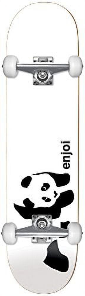 Enjoi Whitey Panda Complete Skateboard White 775 - Walmart.com