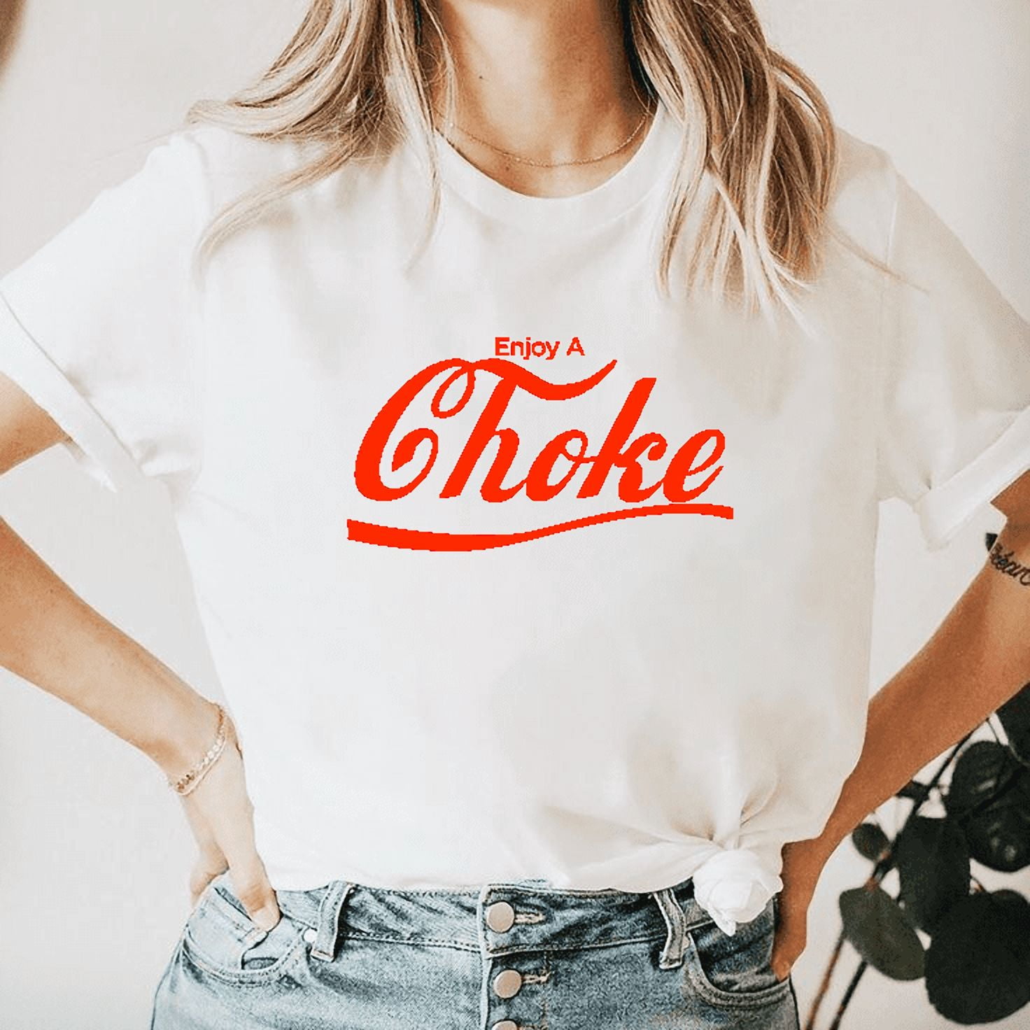 Enjoy A Choke Coke Funny Parody Jiu Jitsu MMA BJJ Fan Unisex T-shirt ...