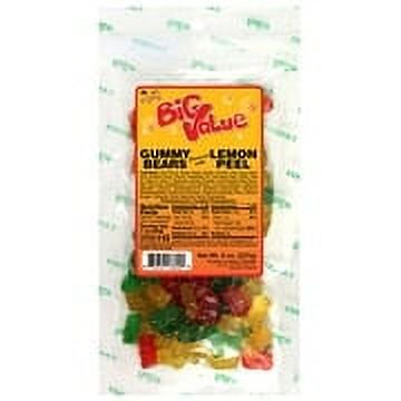 Enjoy BV Gummy Bears Flavored With Lemon Peel (8 oz) - Walmart.com