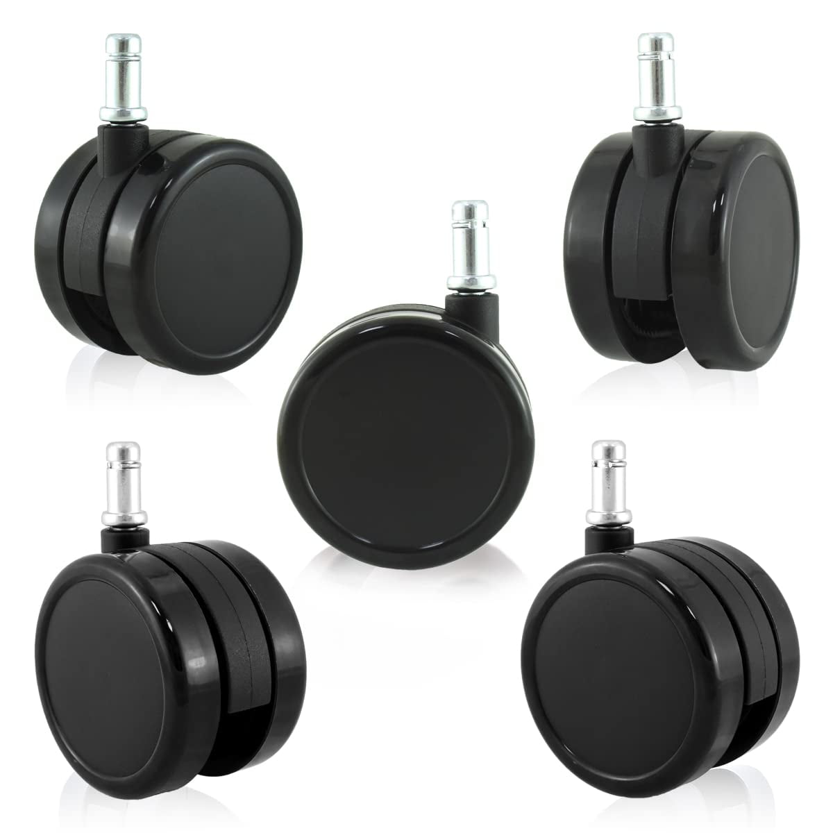 Enjoy Caster | 3 Inch Office Chair Casters for Miller Aeron Steelcase ...