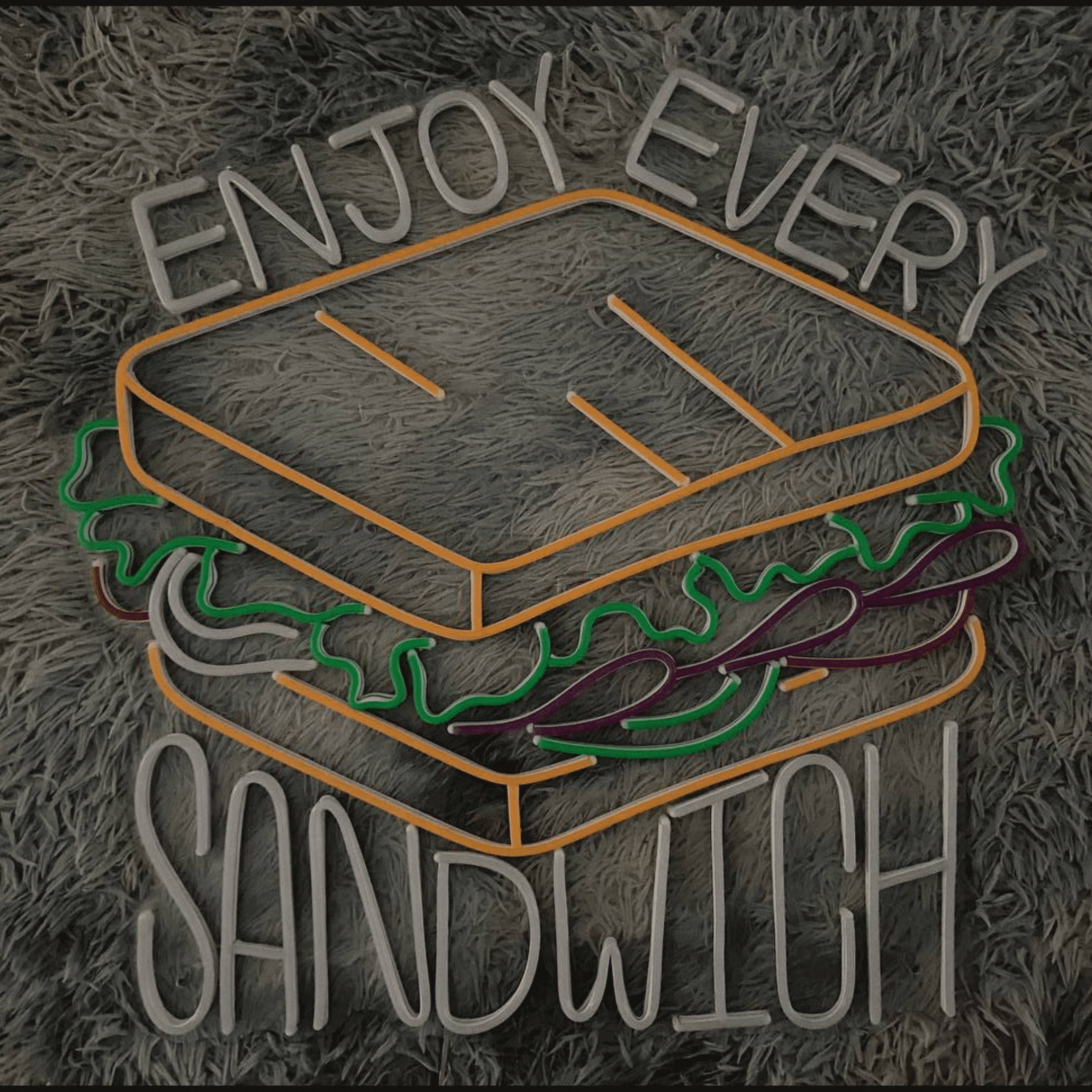 Enjoy Every Sandwich Neon Sign, Sandwich Store Sign Decor - Walmart.com