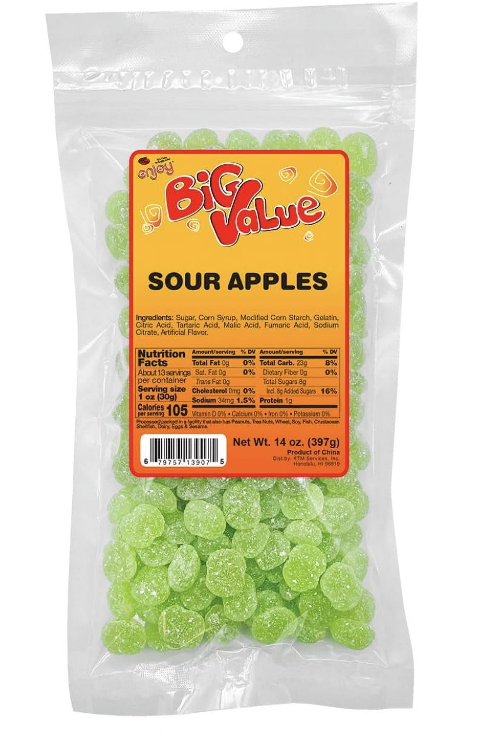 Enjoy Hawaii Li Hing AKF18 Mui Sour Apples Candy - Walmart.com