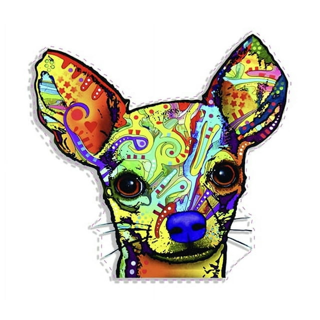 Enjoy It Dean Russo Chihuahua Car Stickers, Outdoor Rated Vinyl Sticker ...