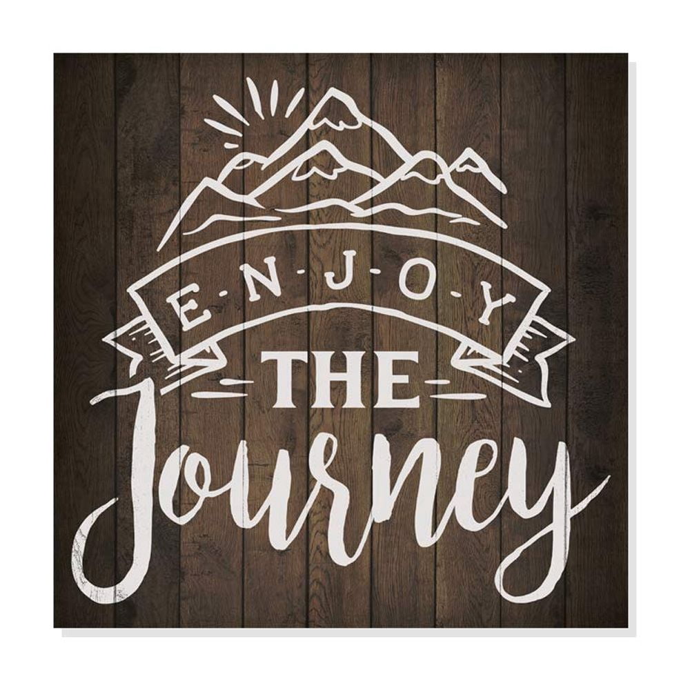 Enjoy the Journey Sign Wood Decor Motivational Rustic Signs ...