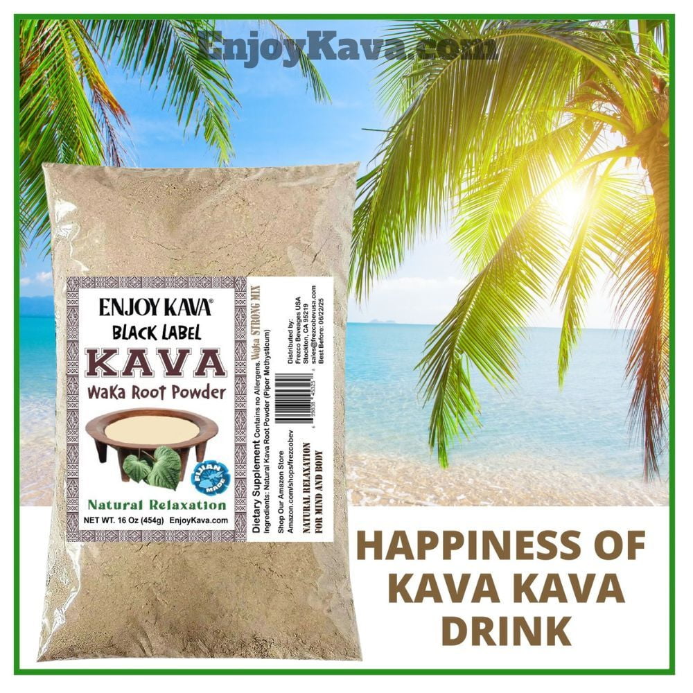 Enjoy Kava® - Noble Kava Root Powder (16 Oz Bag) Herbal Supplement Kava Drink ... - Walmart.com