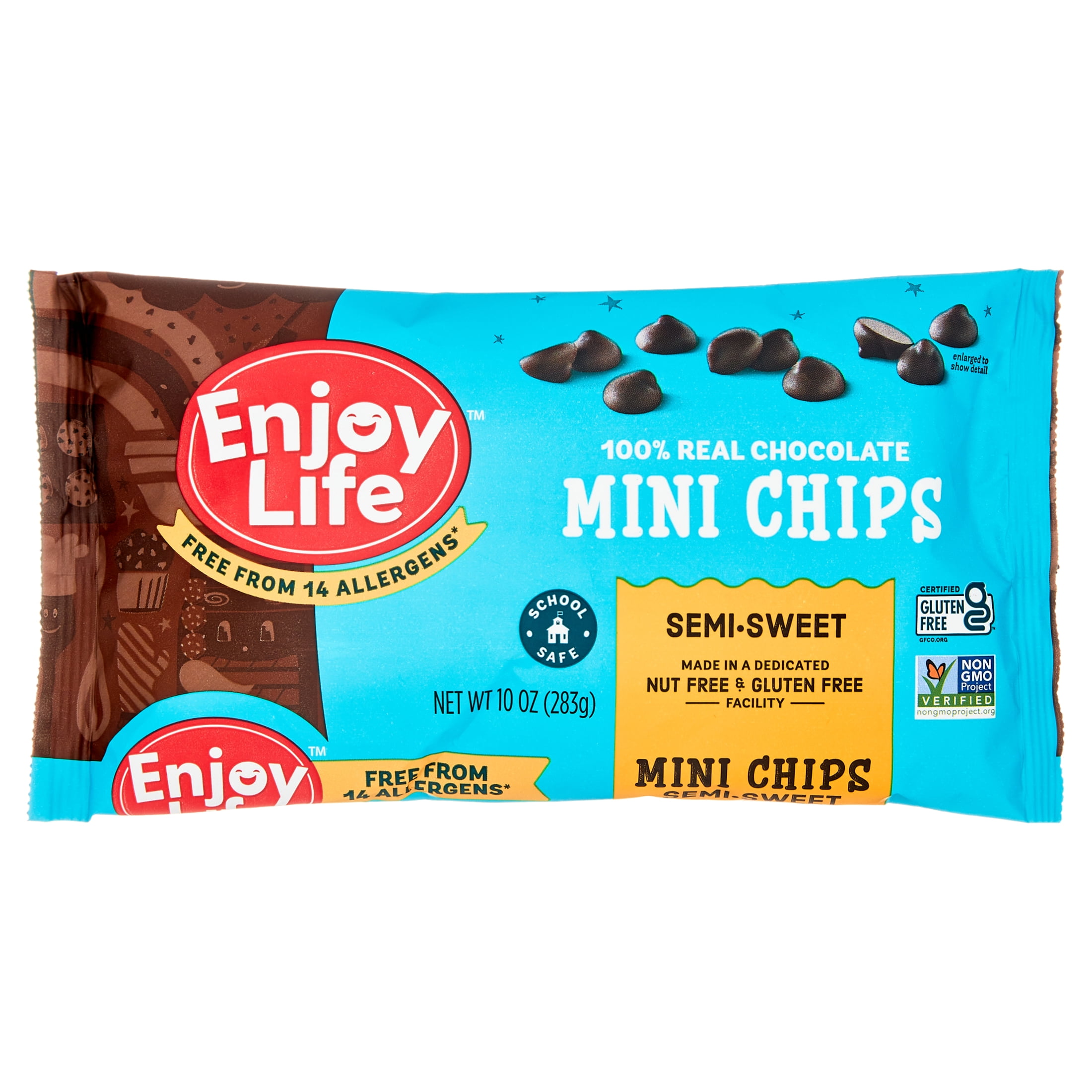 Enjoy Life Baking Chocolate Semi-Sweet Mini Chocolate Chips, 10 oz Bag ...