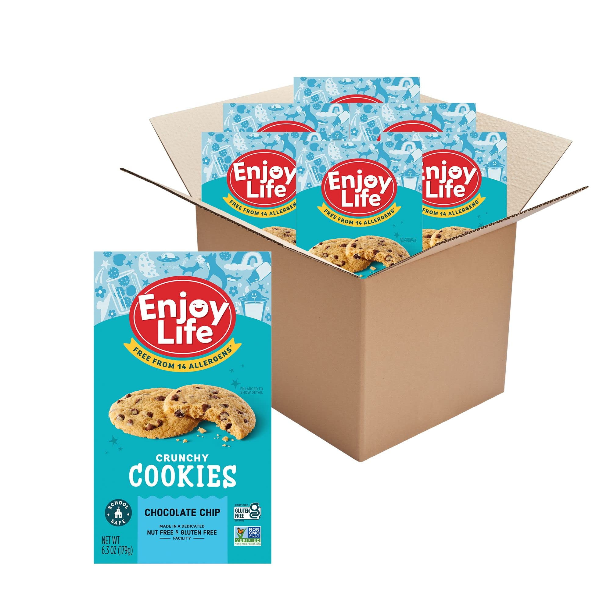 Enjoy Life Crunchy Cookies, Nut Free Cookies, Soy Free, Dairy Free ...