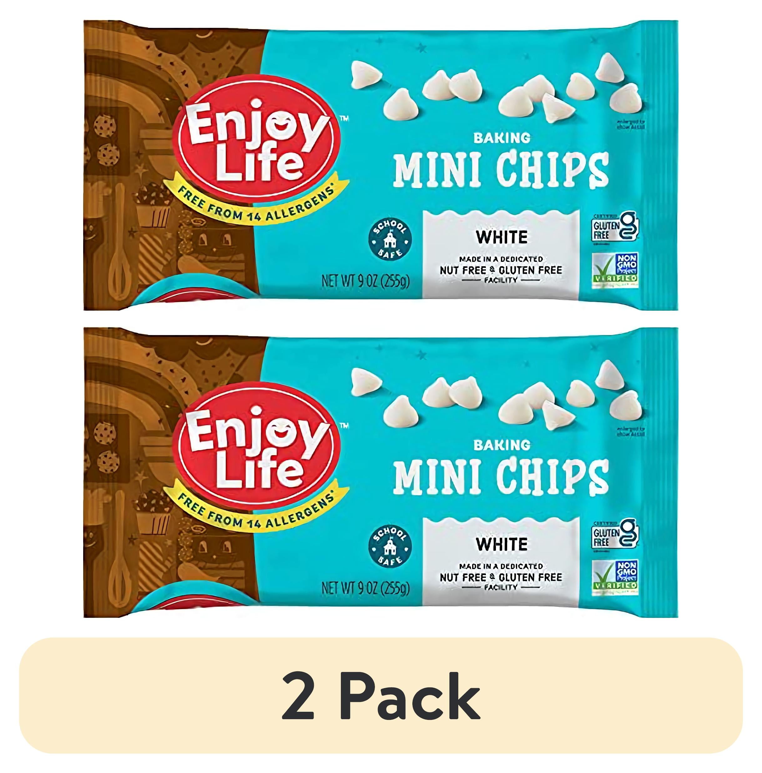 (2 pack) Enjoy Life Mini White Baking Chips - White Chocolate Flavor, 9 ...
