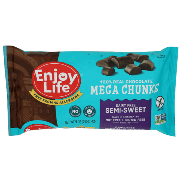 Enjoy Life Semi-Sweet Mega Chunks 9 oz - Walmart.com