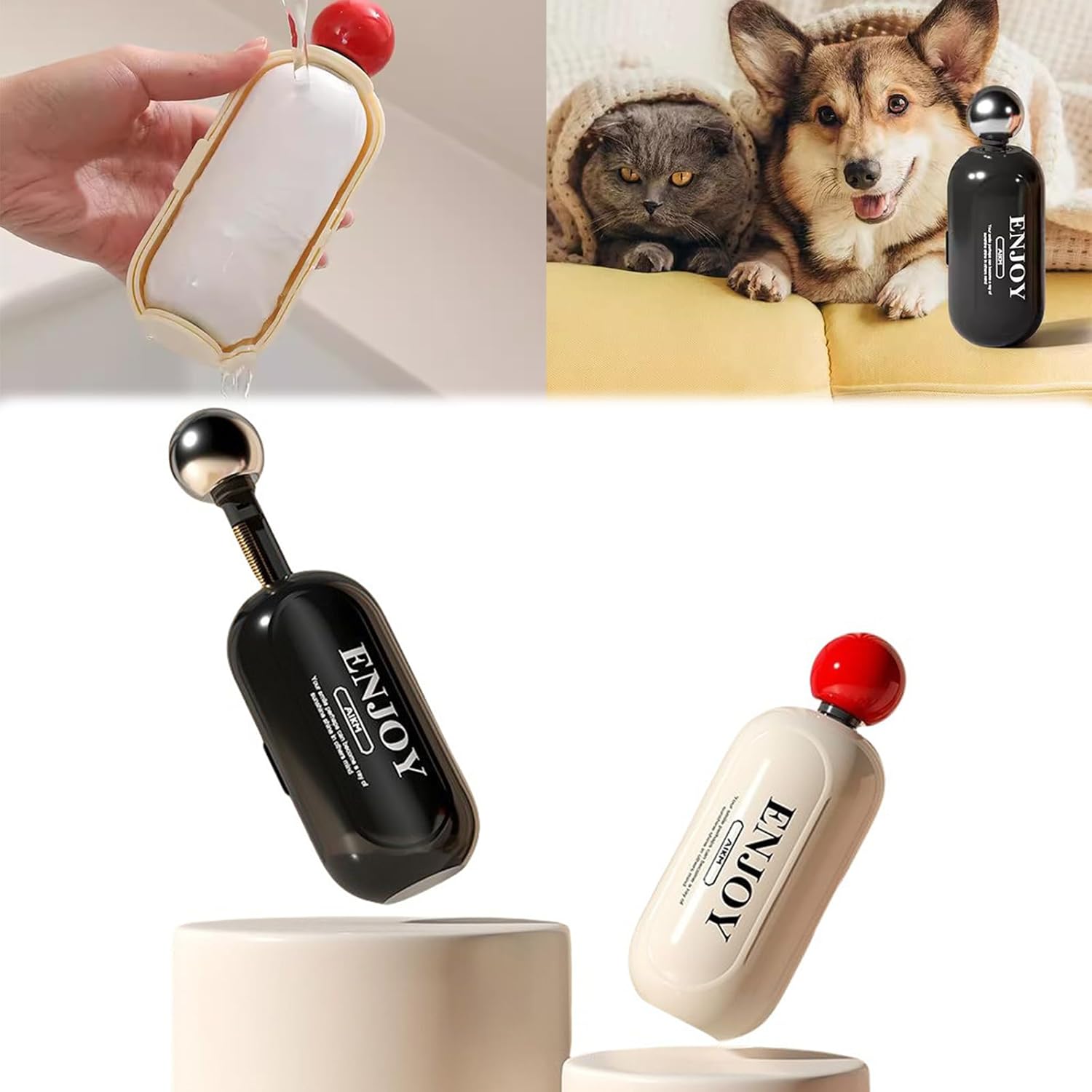 Enjoy Lint Roller, Enjoy Sticky Roller, Enjoy Sticky Lint Roller, 2 In1 ...