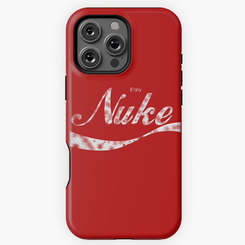 Enjoy Nuke Funny Nuka Cola Parody Phone Case for iPhone 16 15 14 13 12 ...