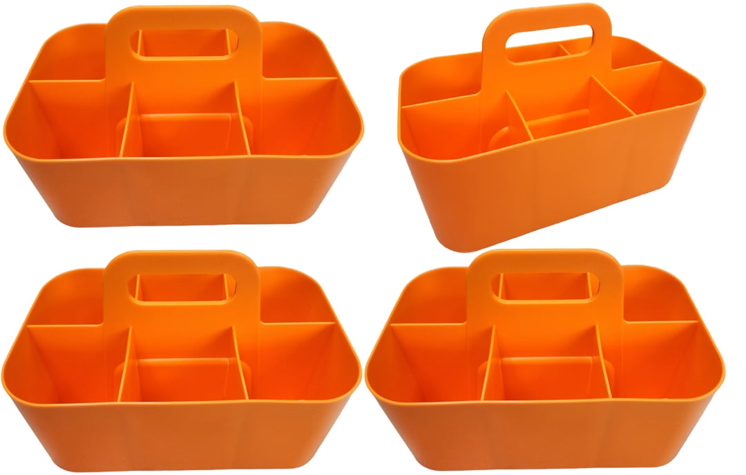Enjoy Organizer - Small Stackable Plastic Caddy with Handle 6 ...