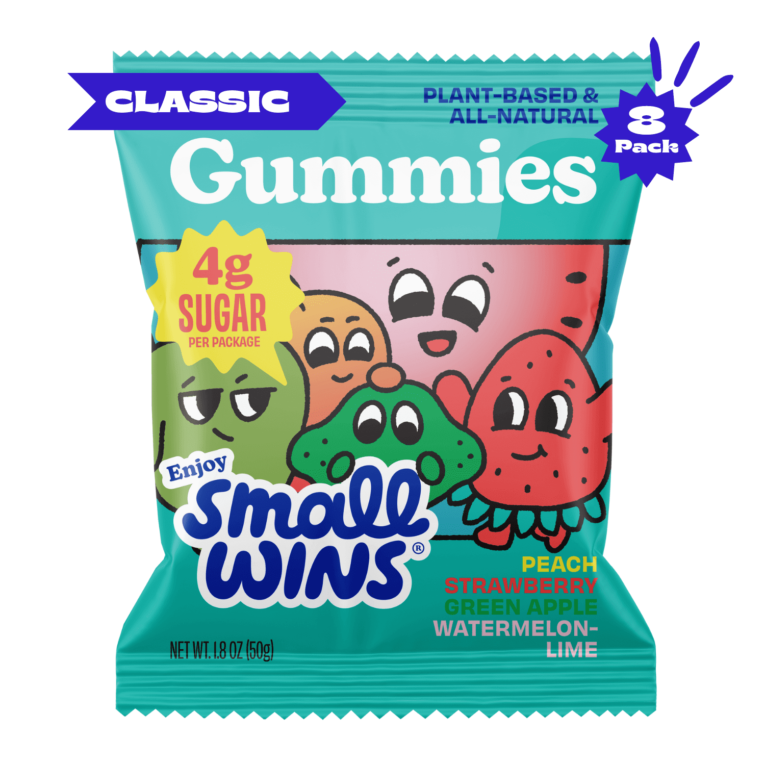Enjoy Small Wins Candy by Jayson Tatum, Healthy Gummy Candy with Low ...