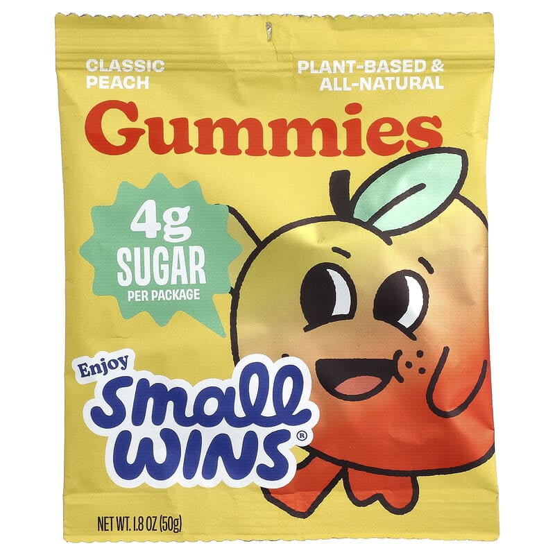 Enjoy Small Wins, Gummies, Classic Peach , 1.8 oz - Walmart.com