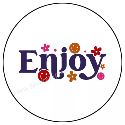 Enjoy Sticker Party Favors Sticker Envelope Seals Labels Stickers Phone ...