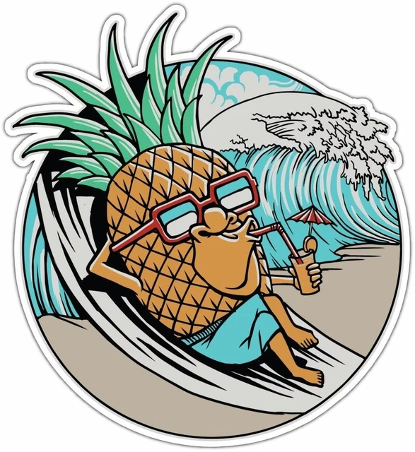 Enjoy The Summer Pineapple Florida Beach Car Stickerphone Decal Water ...