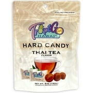 Enjoy TGH Thai Tea Hard Candy (5 oz), Resealable Bag, Hard Candy ,No ...