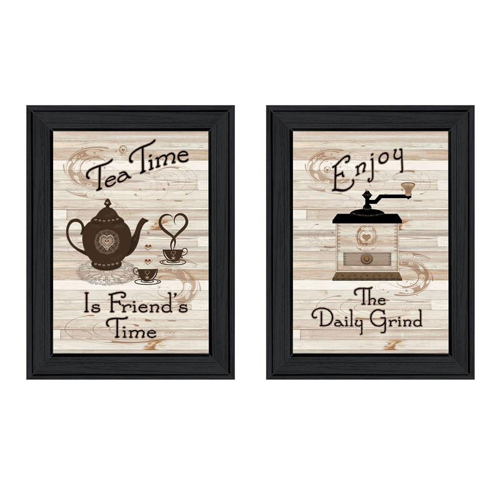 Enjoy Tea Time 2-Piece Vignette by Millwork Engineering Wood Multi ...