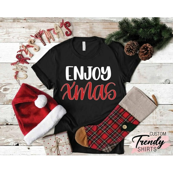 Enjoy Xmas Shirt,Winter Holiday Gift Shirt,Winter Holiday 2025 Family ...