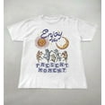 Enjoy the Present Moment T-shirt, Unisex Cotton Shirts, Retro Graphic ...