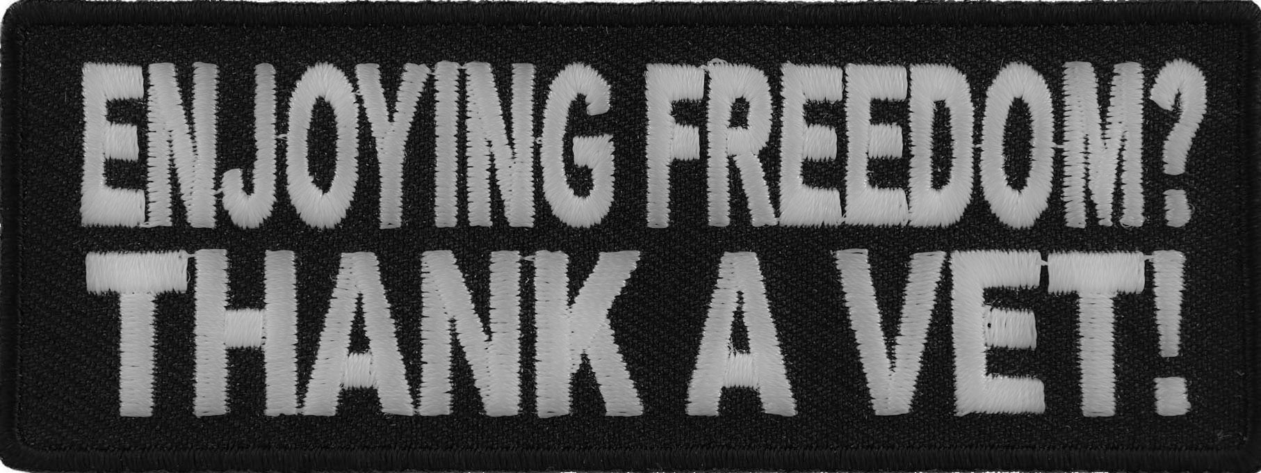 Enjoying Freedom Thank A Vet Patch - Walmart.com