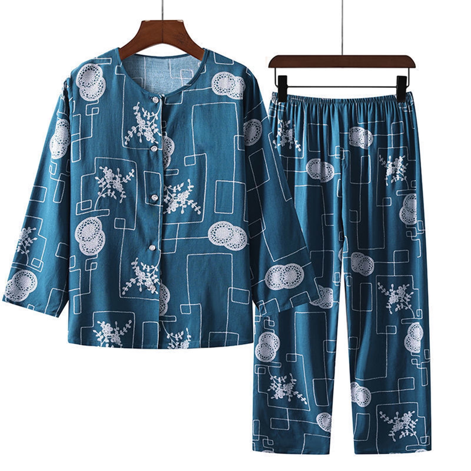 Enjoytime 2 Piece Lounge Sets for Women Soft Long Sleeve Fashion ...