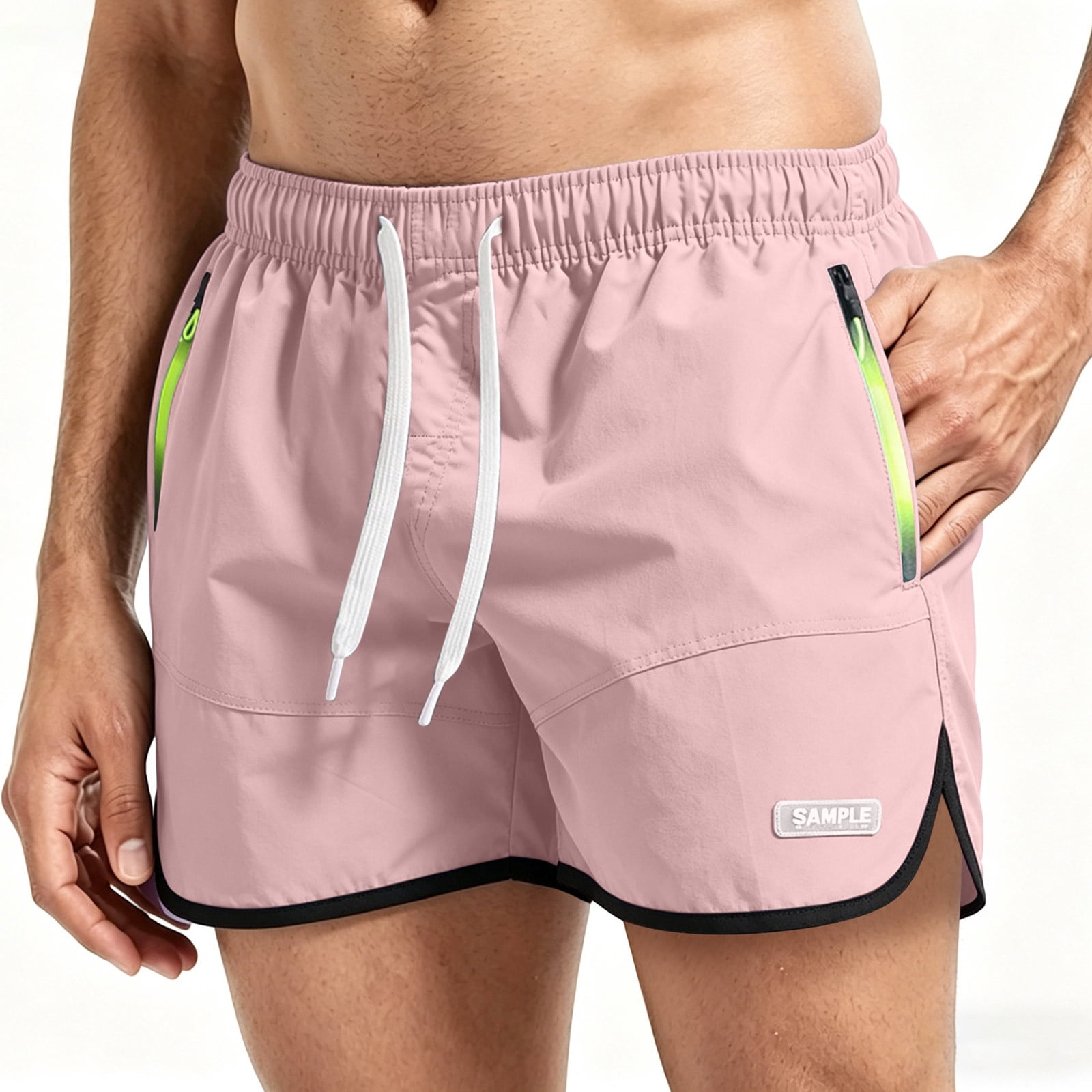 Enjoytime Athletic Shorts for Men Casual Elastic Waist Drawstring 5 ...
