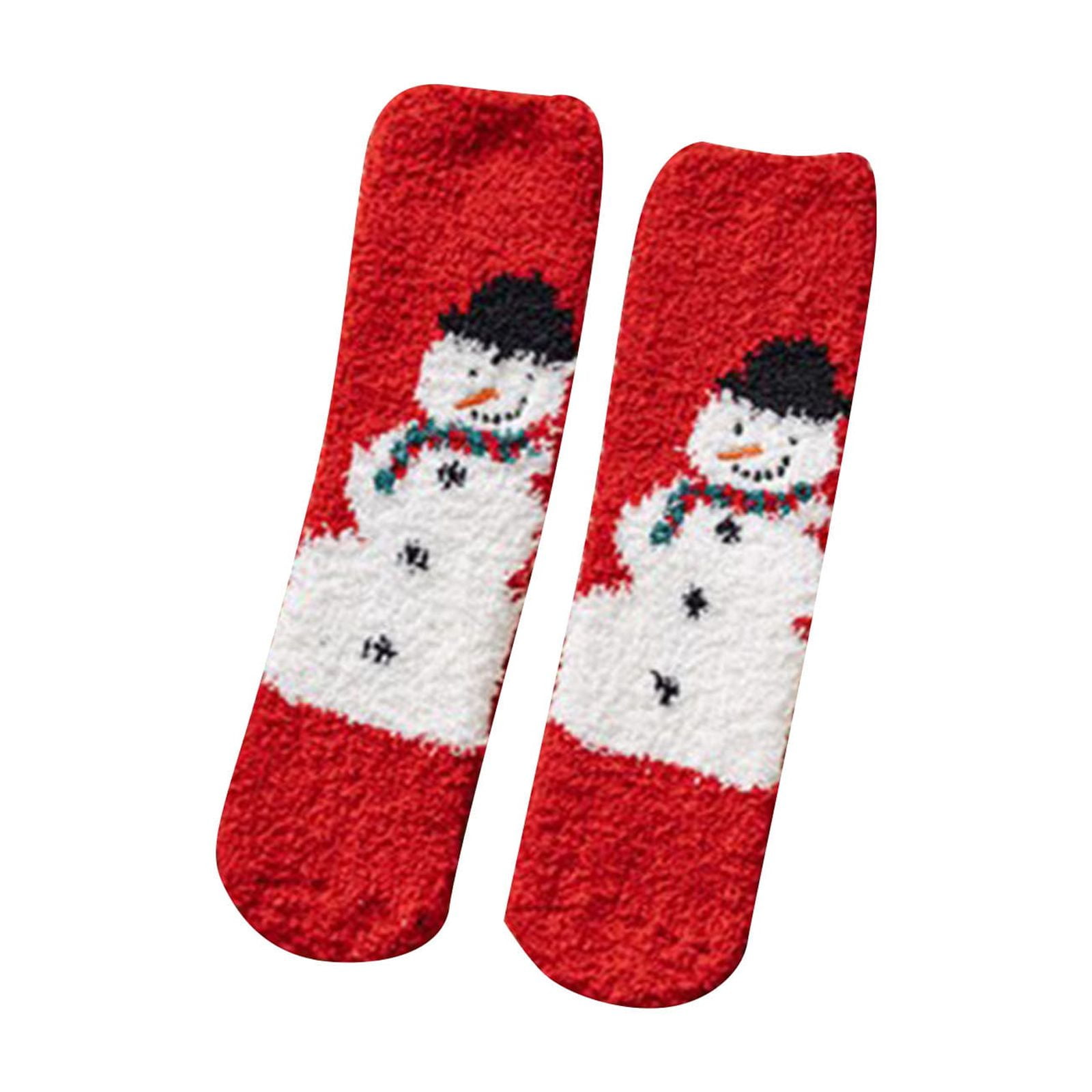 Enjoytime Christmas Womens Crew Socks Casual Cute Cartoons Printed Warm ...