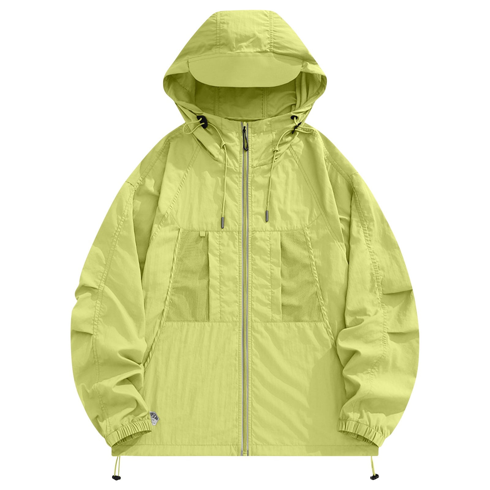 Enjoytime Lightweight Rain Jacket Women Waterproof Hooded Raincoat with ...