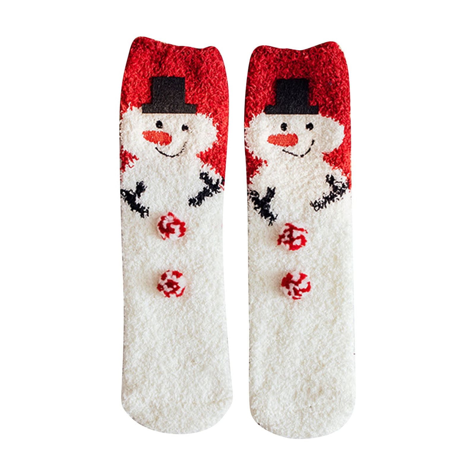 Enjoytime Winter Christmas Socks for Women Thick Warm Ankle Socks Cozy ...