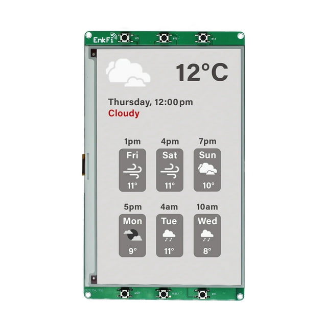 EnkFi - ePaper Display Board Based on ESP32 S3 WROOM-1 - Walmart.com