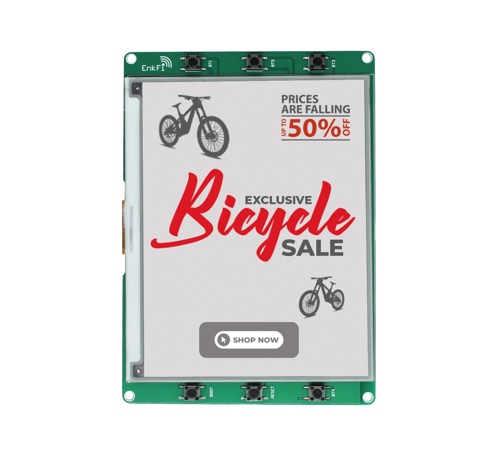 EnkFi - ePaper Display Board Based on ESP32 S3 WROOM-1 - Walmart.com