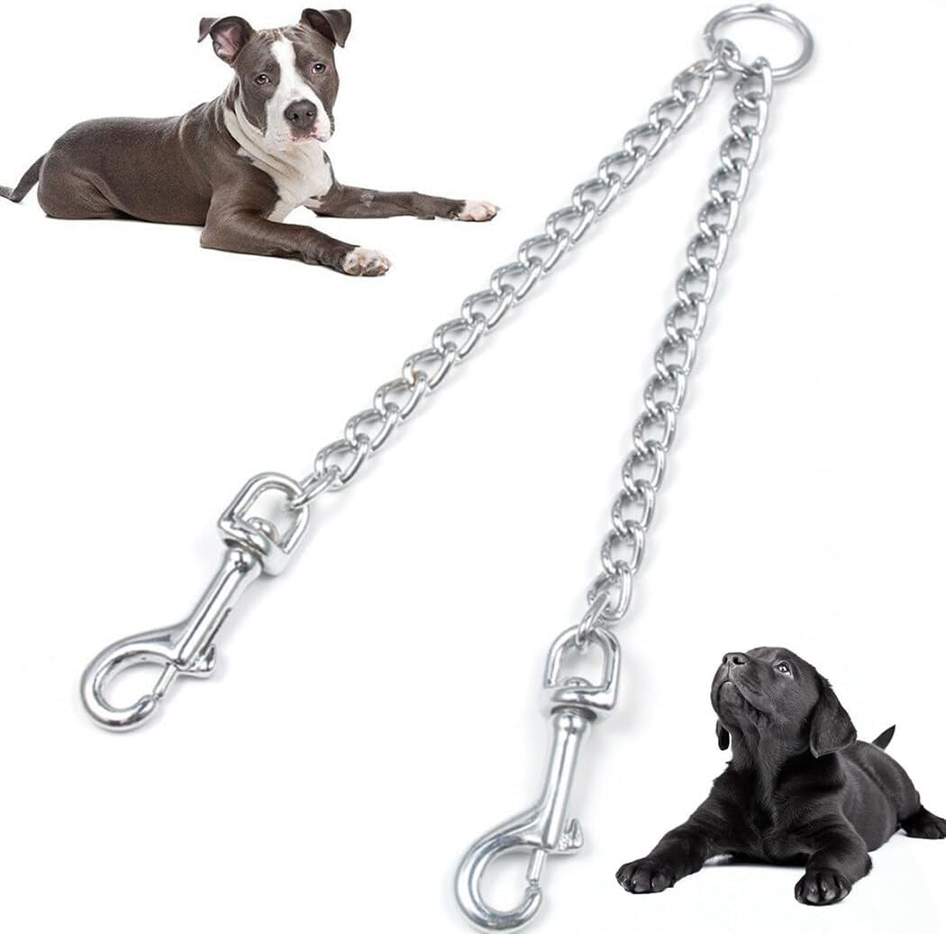 Enkarl Escapeproof Professional Iron Chain Traction Flexible Pet Leash ...