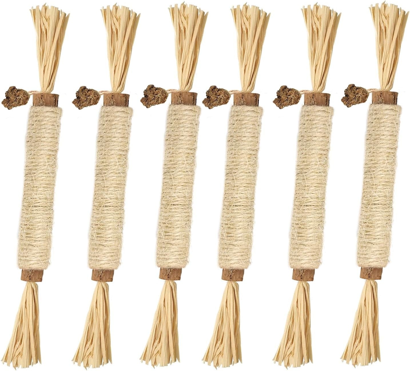 Enkarl Silvervine Sticks Cat Toys - 6 Pack Natural Cat Chew Stick Toy ...