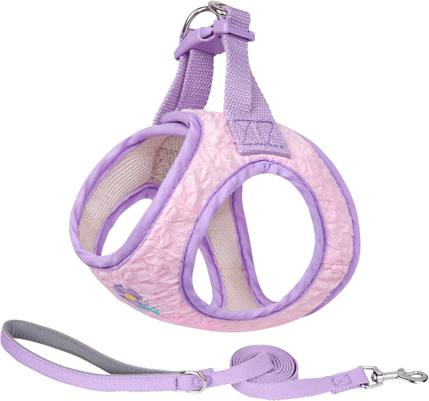Enkarl Soft Dog Harness No Choke Over, Cute Seersucker Puppy Harness ...