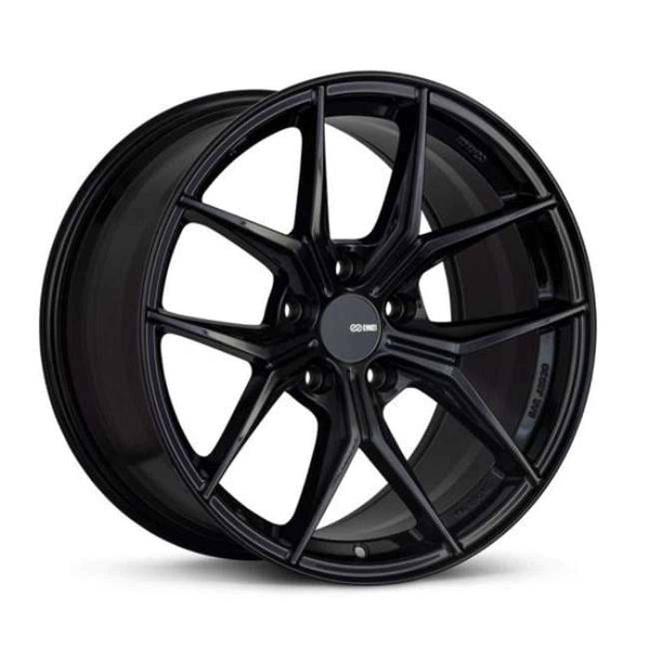 Enkei 18 x 8 in. 45 mm Offset 5 x 112 BP 72.6 mm Bore TSR-X Gloss Black ...