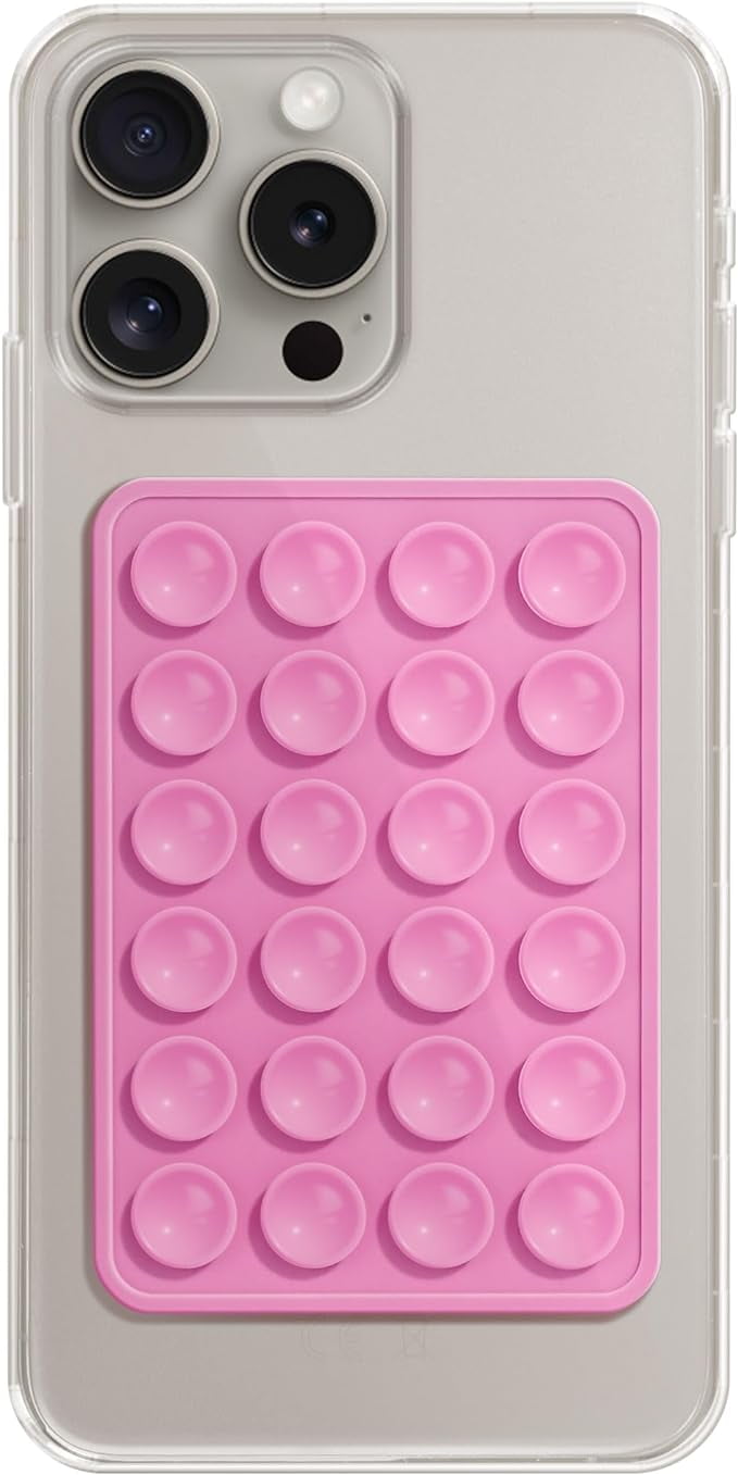 Enkey Silicone Phone Sticky Grip, Suction Phone Case Mount for iPhone ...