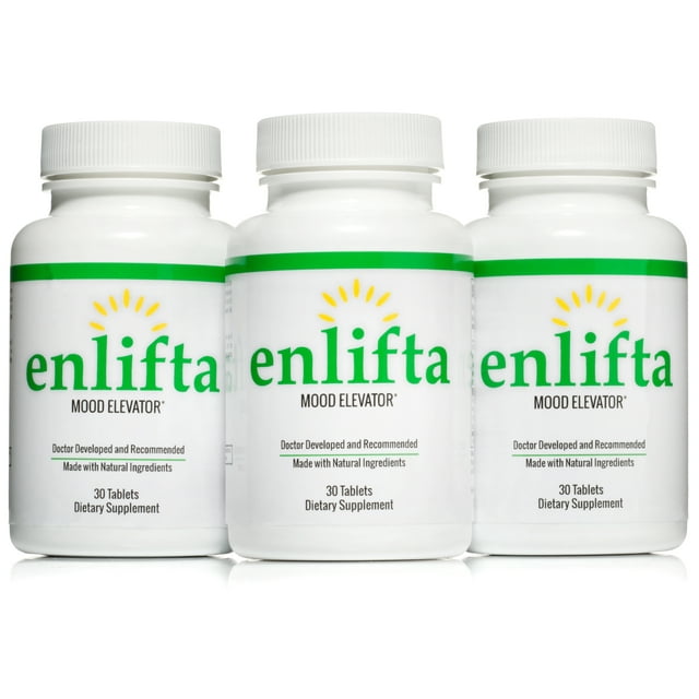 Enlifta Best Mood Supplement - Natural Mood Elevation Supplement - 5 ...