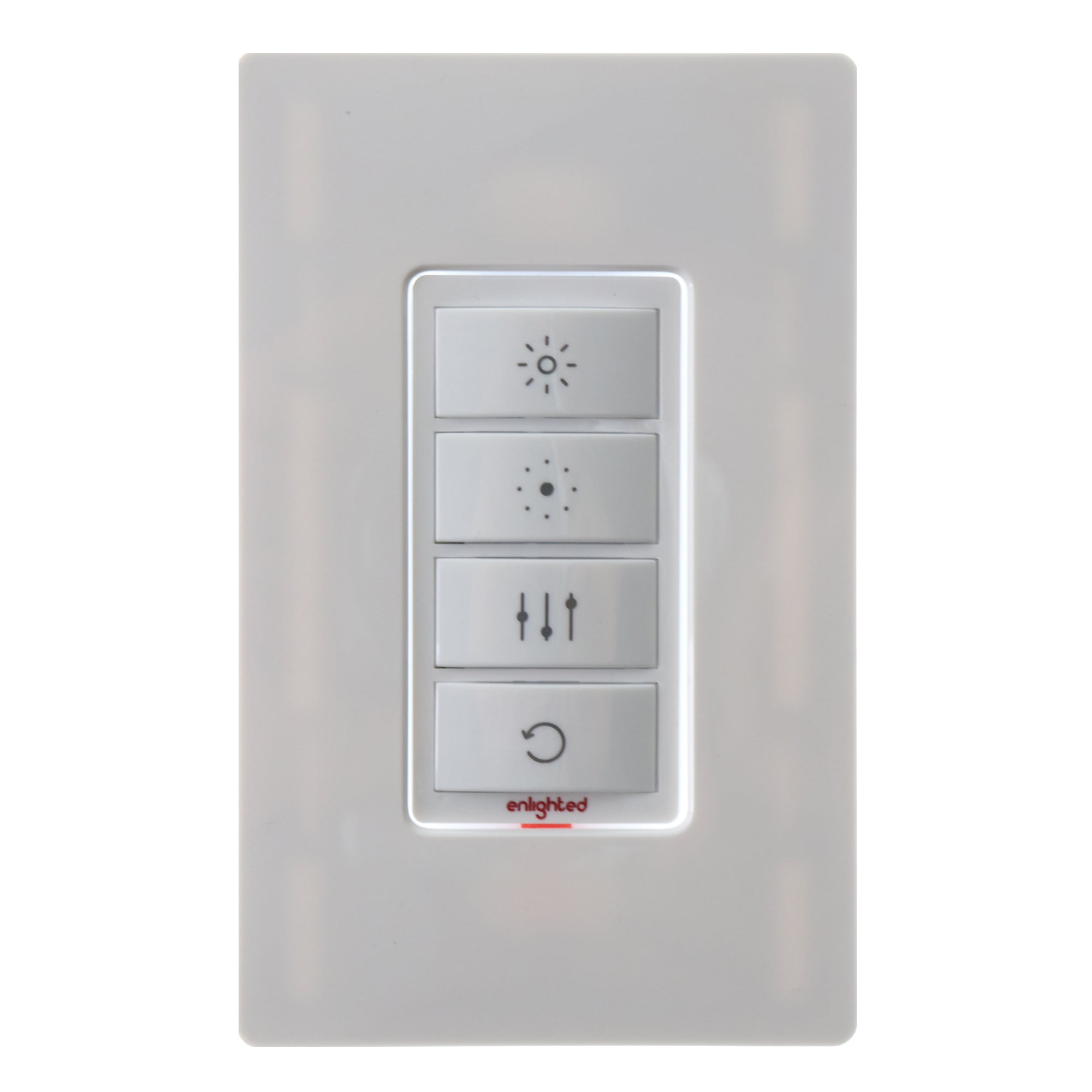 Enlighted Lighting WS-1-00 Room Controller Switch, 4-Button, White ...