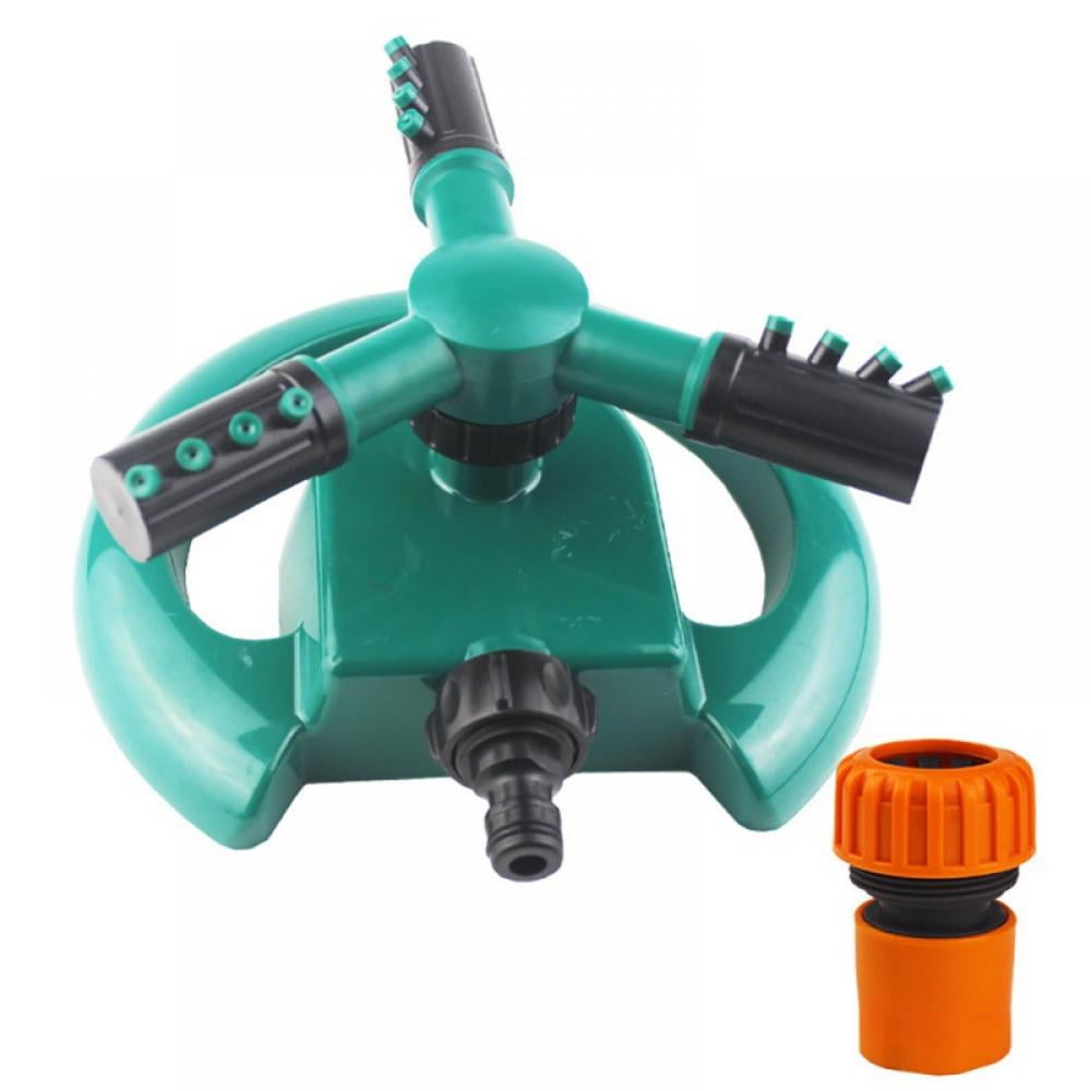 Enlightened Garden Sprinkler, 360 Degree Rotating Lawn Sprinkler ...