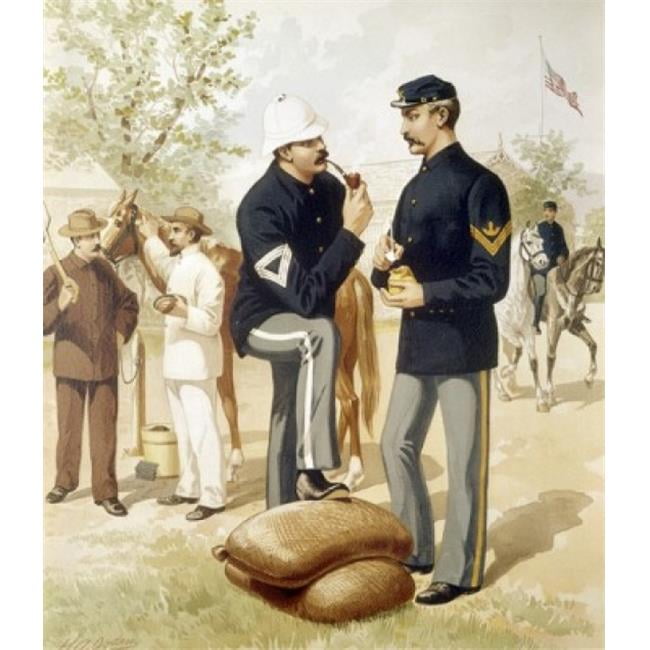 Enlisted Men by Henry Alexander Ogden 1856-1936 Poster Print 18 x 24 in ...