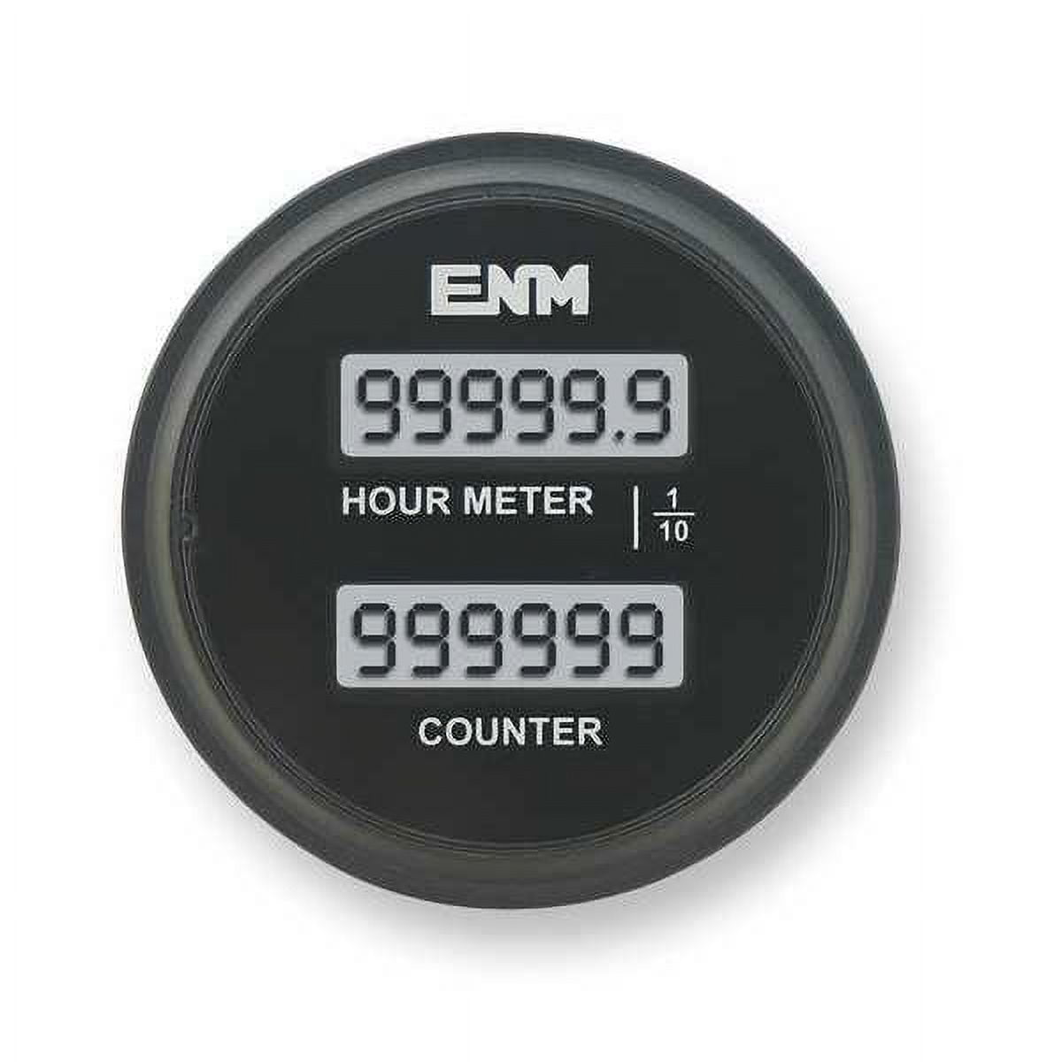 Enm Hour Meter/Counter,LCD,6Digit,8-32 VDC T39AC - Walmart.com