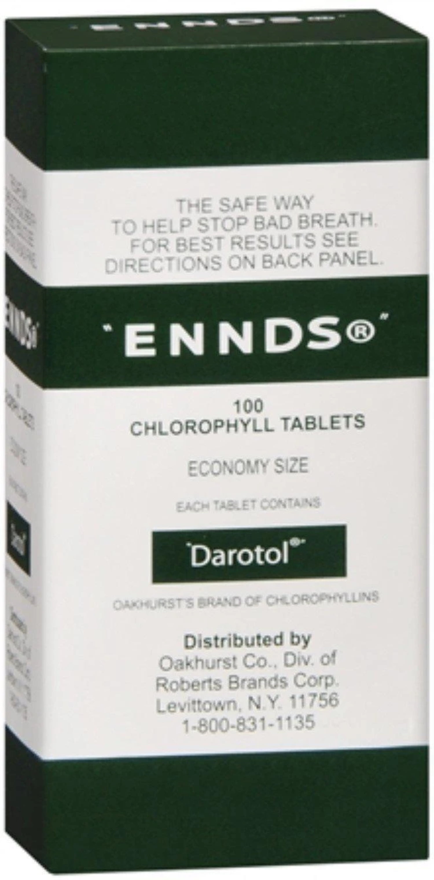 Ennds Chlorophyll Tablets 100 Tablets 3-Pack - Walmart.com
